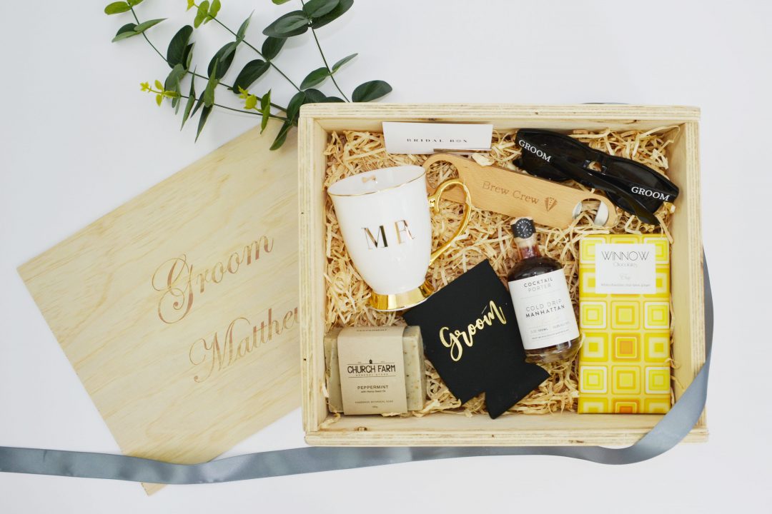 Groom T Box Hamper The Bridal Box Co Bridal Party T Boxes