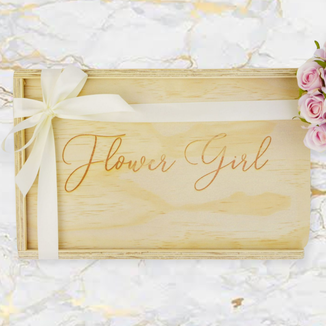 Flower Girl Gift Box - The Bridal Box Co - Keepsake bridal hampers and ...
