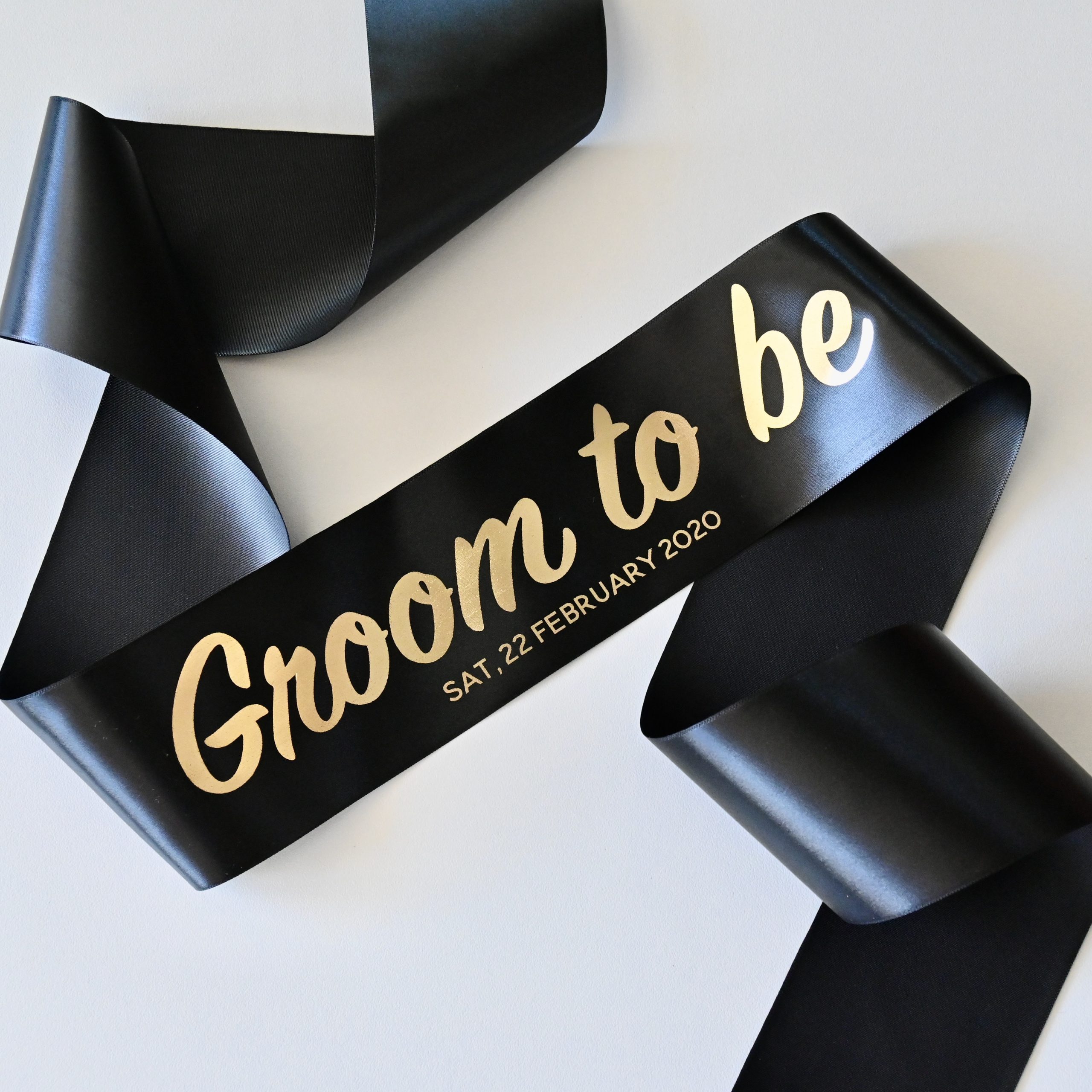 Custom Party Sashes - The Bridal Box Co - Bridal Party Gift Boxes
